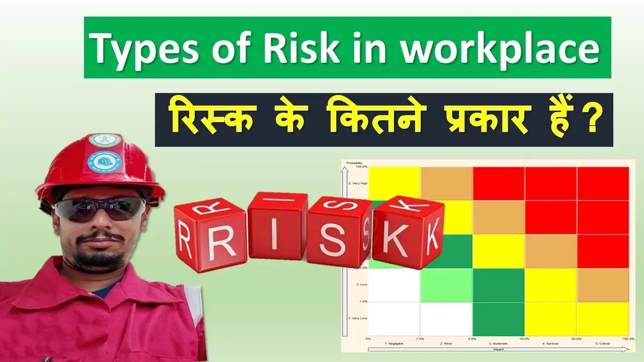 Types of Risk in workplace - रिस्क के कितने प्रकार हैं